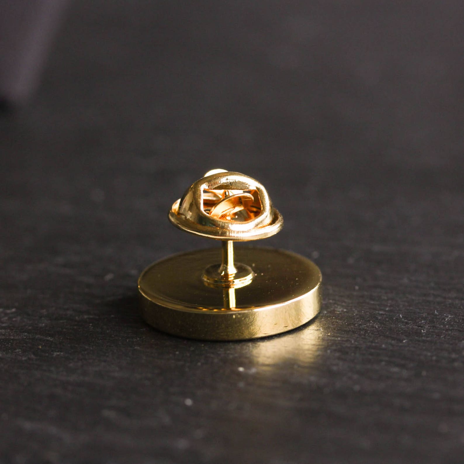 Round Circuit Board Pin Golden Pin Unique Techie Inspired | Etsy