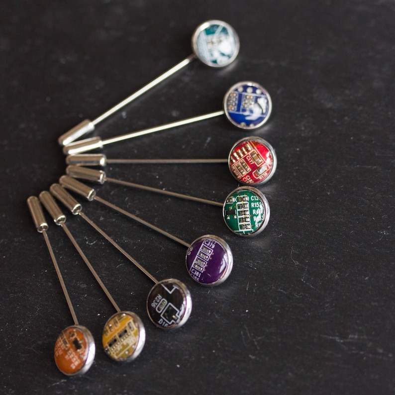 Lapel Pin Circuit Board Lapel Pin Gift for Father - Etsy