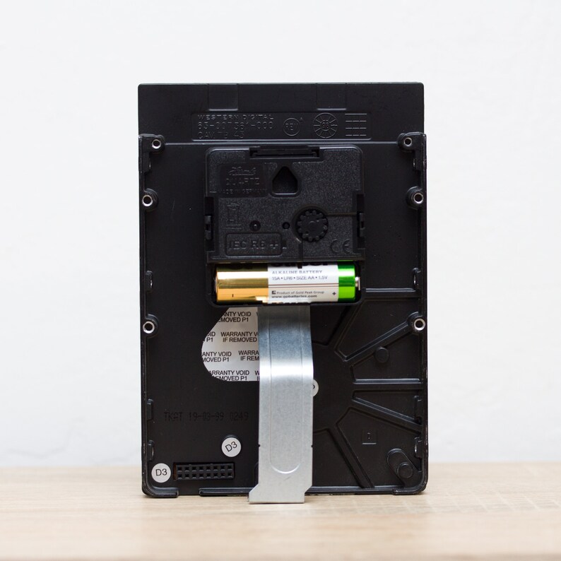 Desk Clock Recycled Computer Hard Drive Clock HDD Clock - Etsy