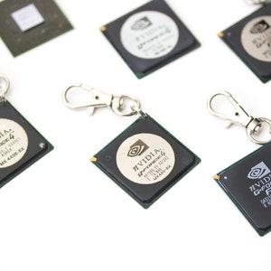 Chipset Keychain Recycled Computer Keychain Nvidia Graphic - Etsy