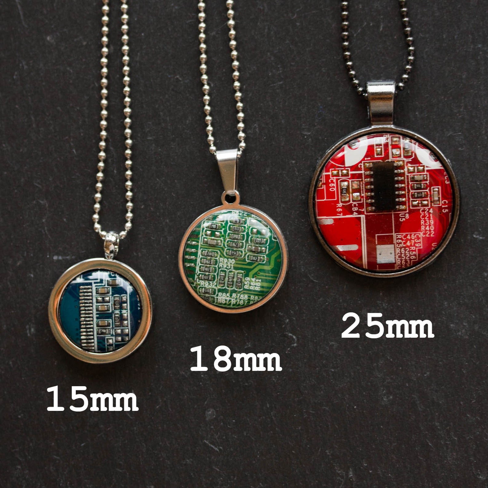 Computer Geek Necklace REAL Circuit Board Necklace Gift for - Etsy