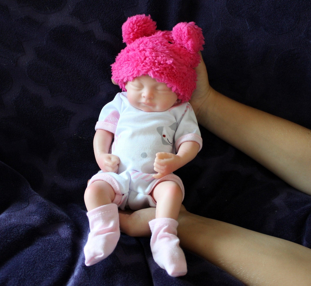 11" Preemie Full Silicone Dolls - Squishy Body Reborn Platinum Silicone ...