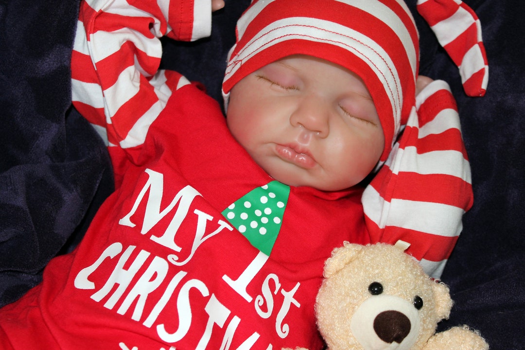 Christmas Reborn Baby Doll: 20" Weighted Lifelike Newborn - Etsy