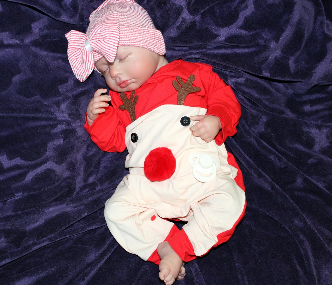 Christmas Reborn Baby Doll: 20" Weighted Lifelike Newborn - Etsy
