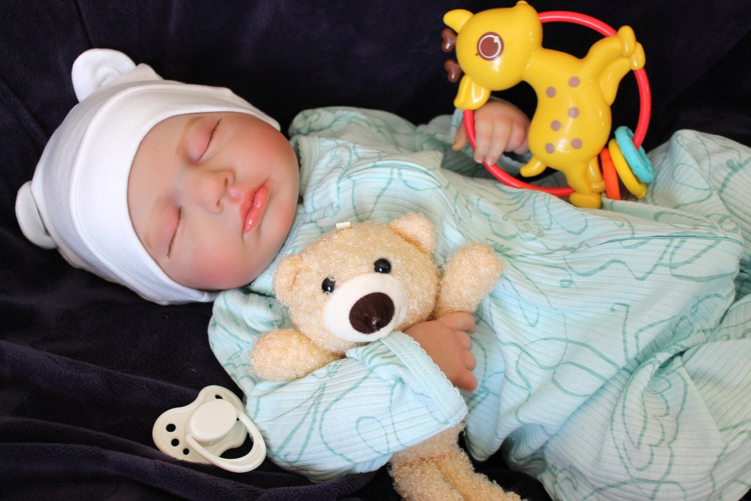 Child-safe 20 Weighted Reborn Doll Realistic Newborn Baby Feel, 6-8 Lbs ...