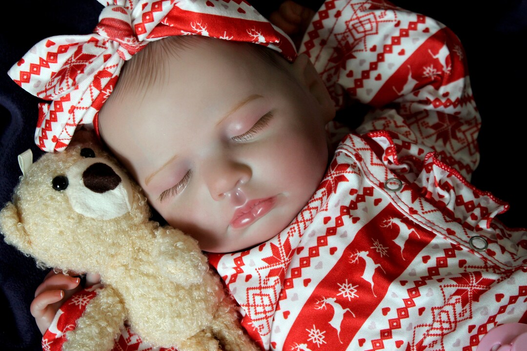 Therapy Reborn Baby Dolls Merry Christmas Outfit Lifelike Reborn Doll ...