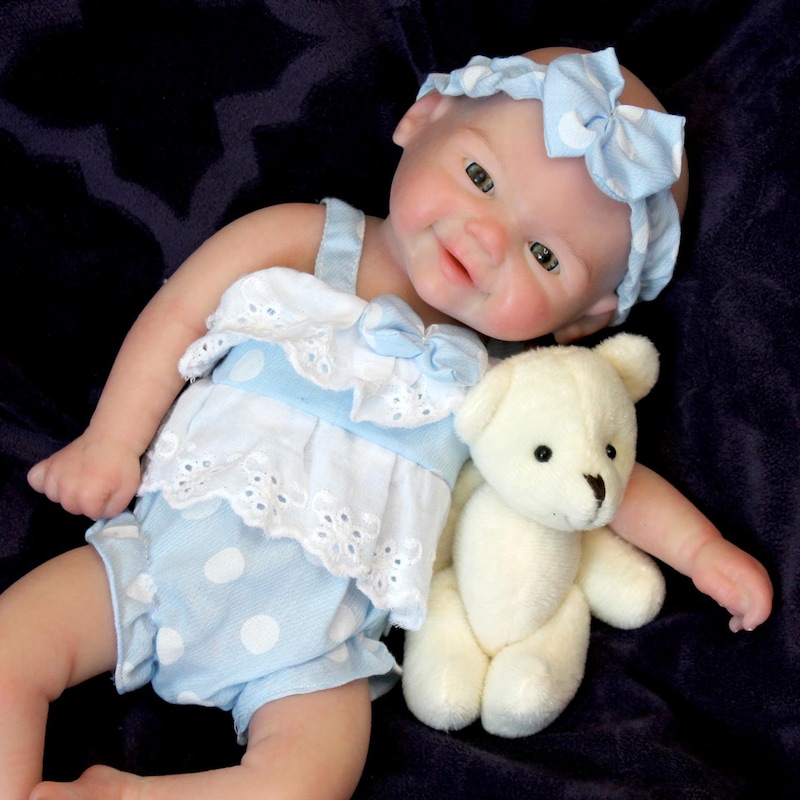 Full Body Silicone Baby Doll Eyes Open - Etsy