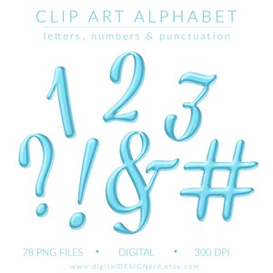 Clip Art Metallic Sparkle Gel Alphabet Light Blue Glitter Letters ...