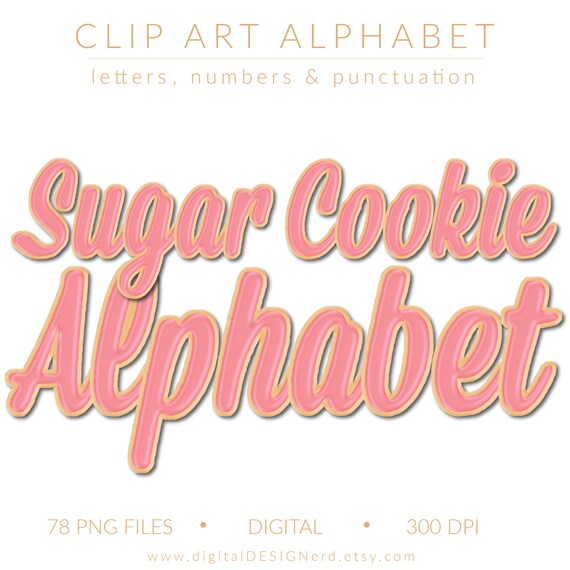 Clip Art Alphabet Numbers & Punctuation 78 Hi-Res Digital Scrapbook ...