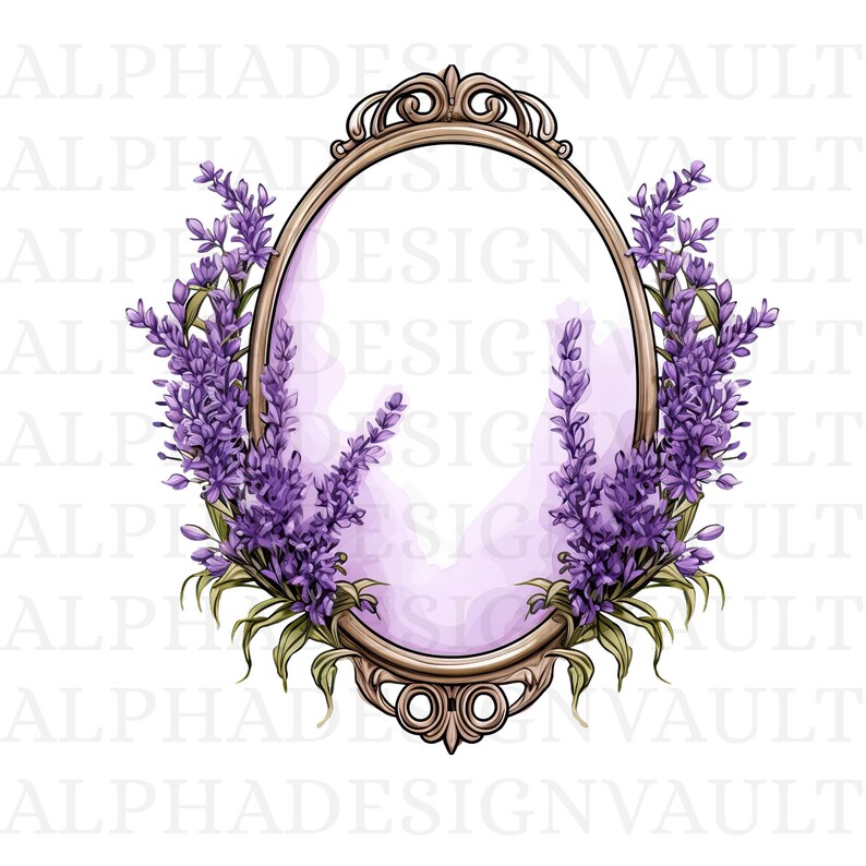 Lavender Deer Clipart Bundle | Watercolor Floral PNG Set (digital ...