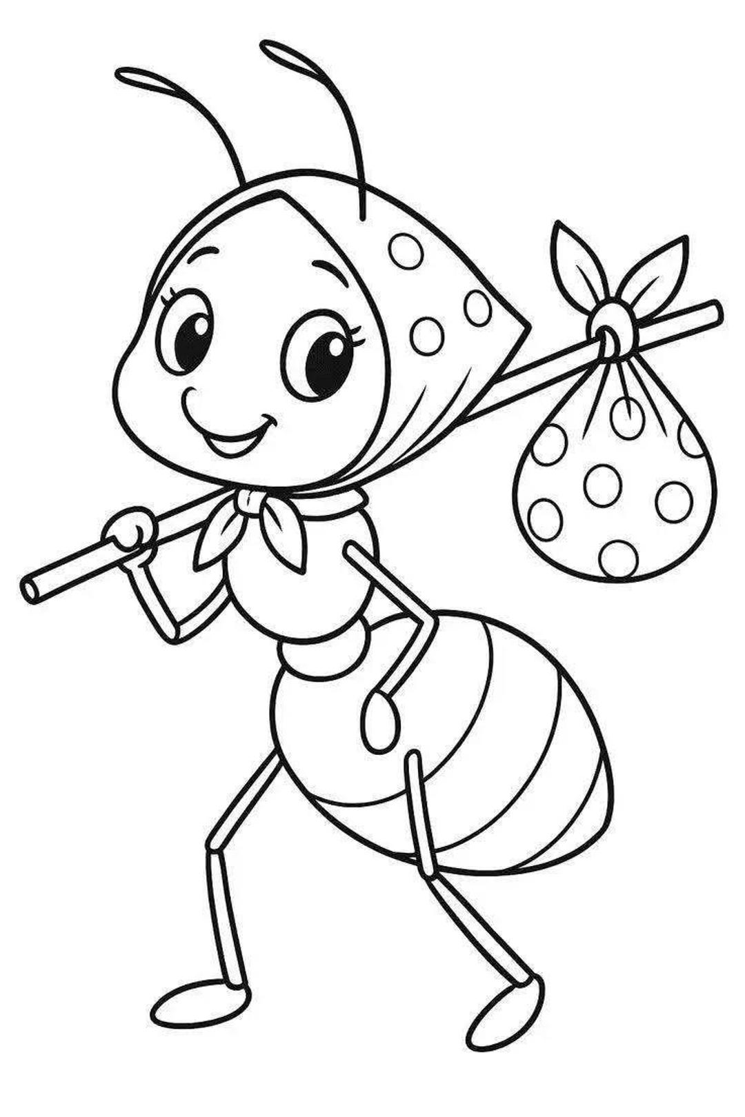 Insect Coloring Pages – Printable Bug Sheets for Kids (PDF Download) - Etsy