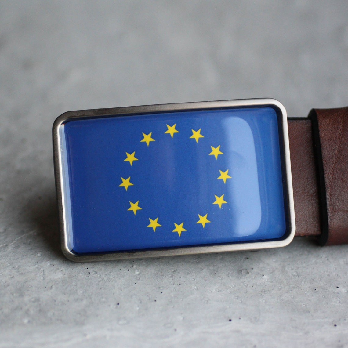 European Union Belt Buckle, EU Flag Belt Buckle, Europe Belt Buckle - Etsy