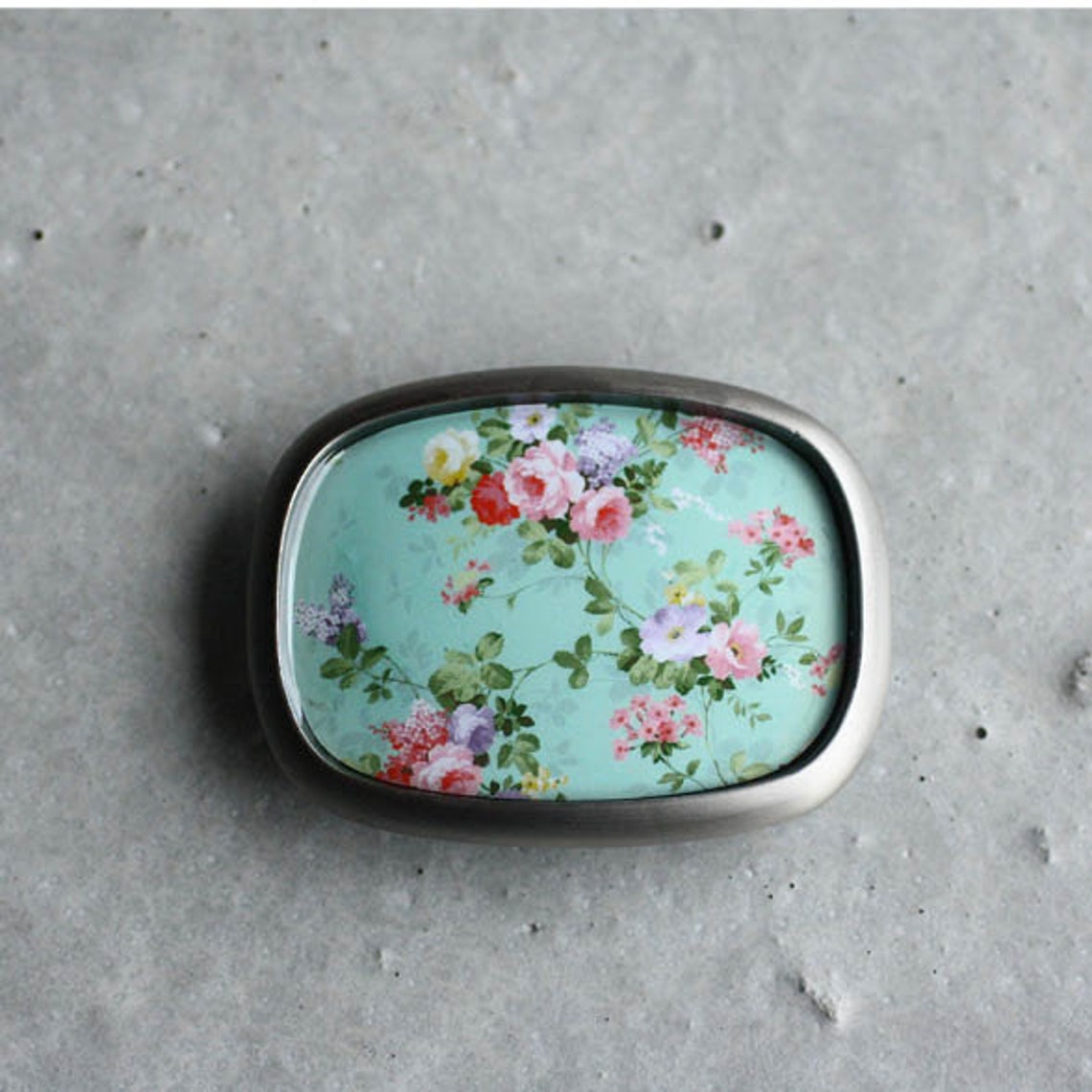 Floral Belt Buckle, Romantic Blue Rose Belt Buckle, Gift for Her - Etsy