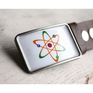 Atom Belt Buckle, Atom Molecule Belt Buckle, Science Belt Buckle, Geek ...