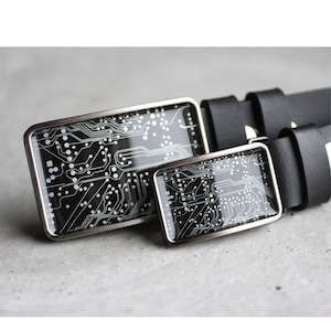 Circuit Board Belt Buckle, PCB Belt Buckle, Geekery Geek Belt Buckle ...