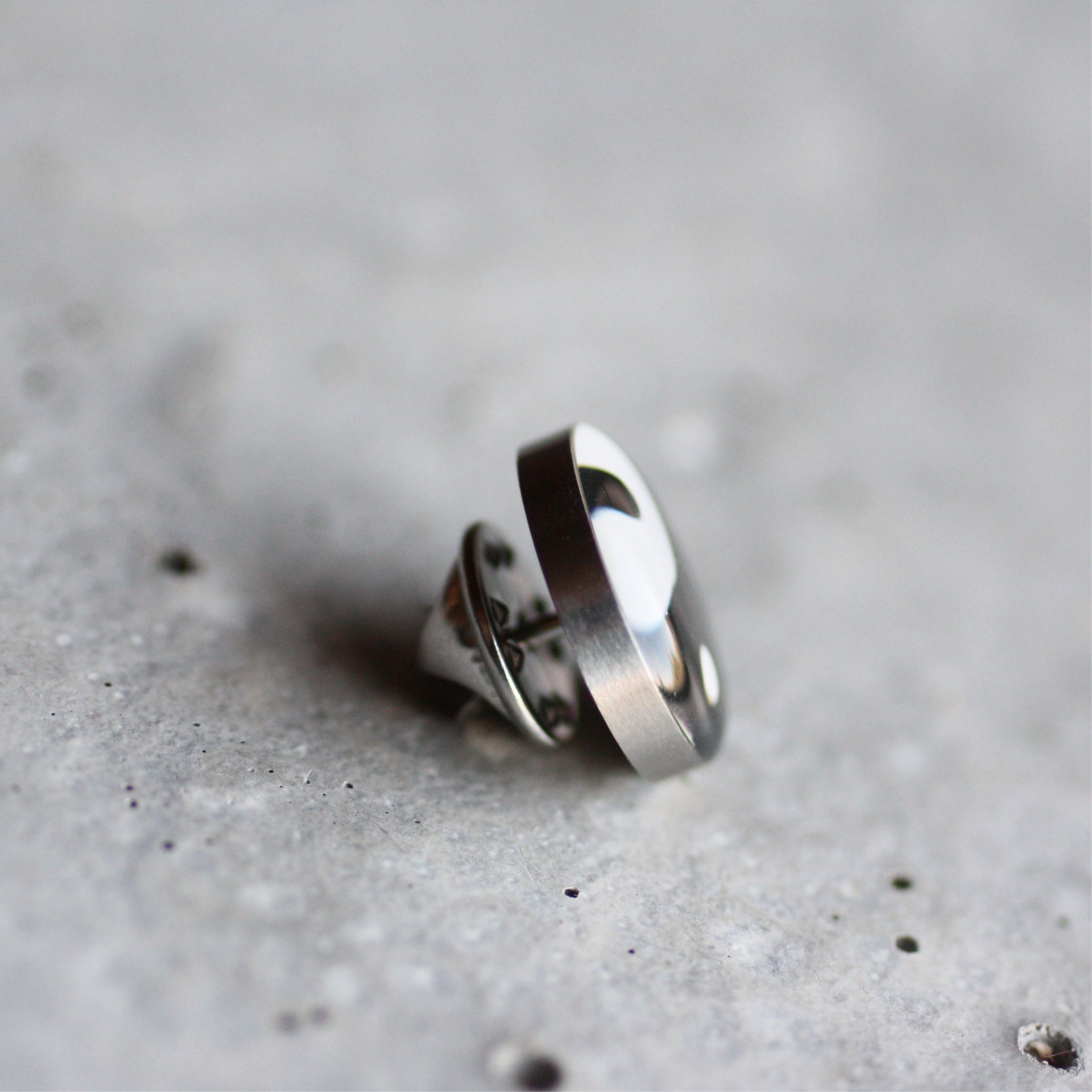 Yin Yang Symbol Lapel Pin, Tai Chi Symbol Pin Badge, Stainless Steel ...