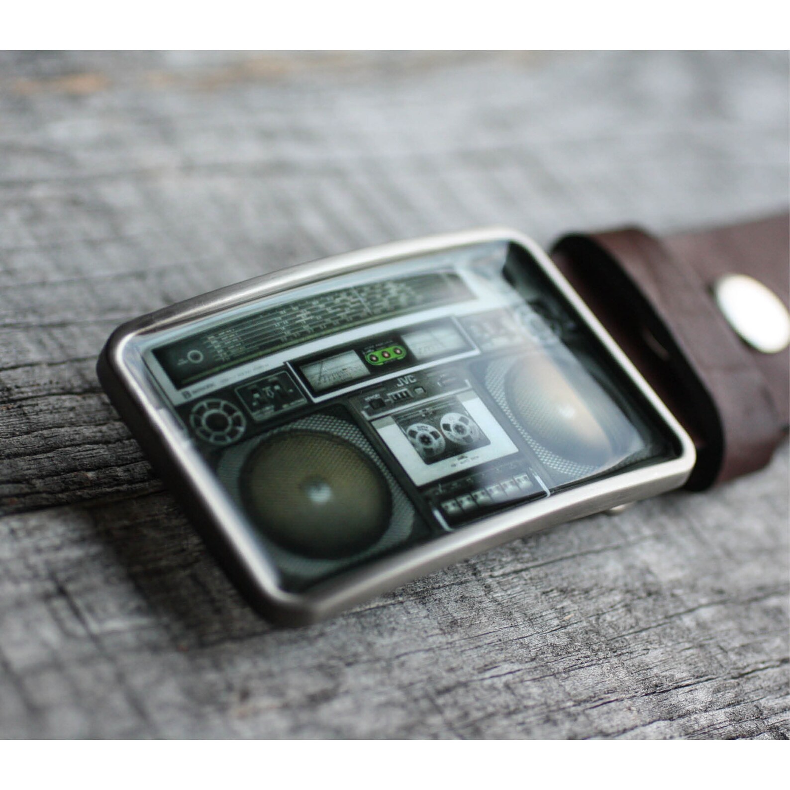 Music Belt Buckle, Retro Boombox Belt Buckle, Gift for Him, Gift for ...