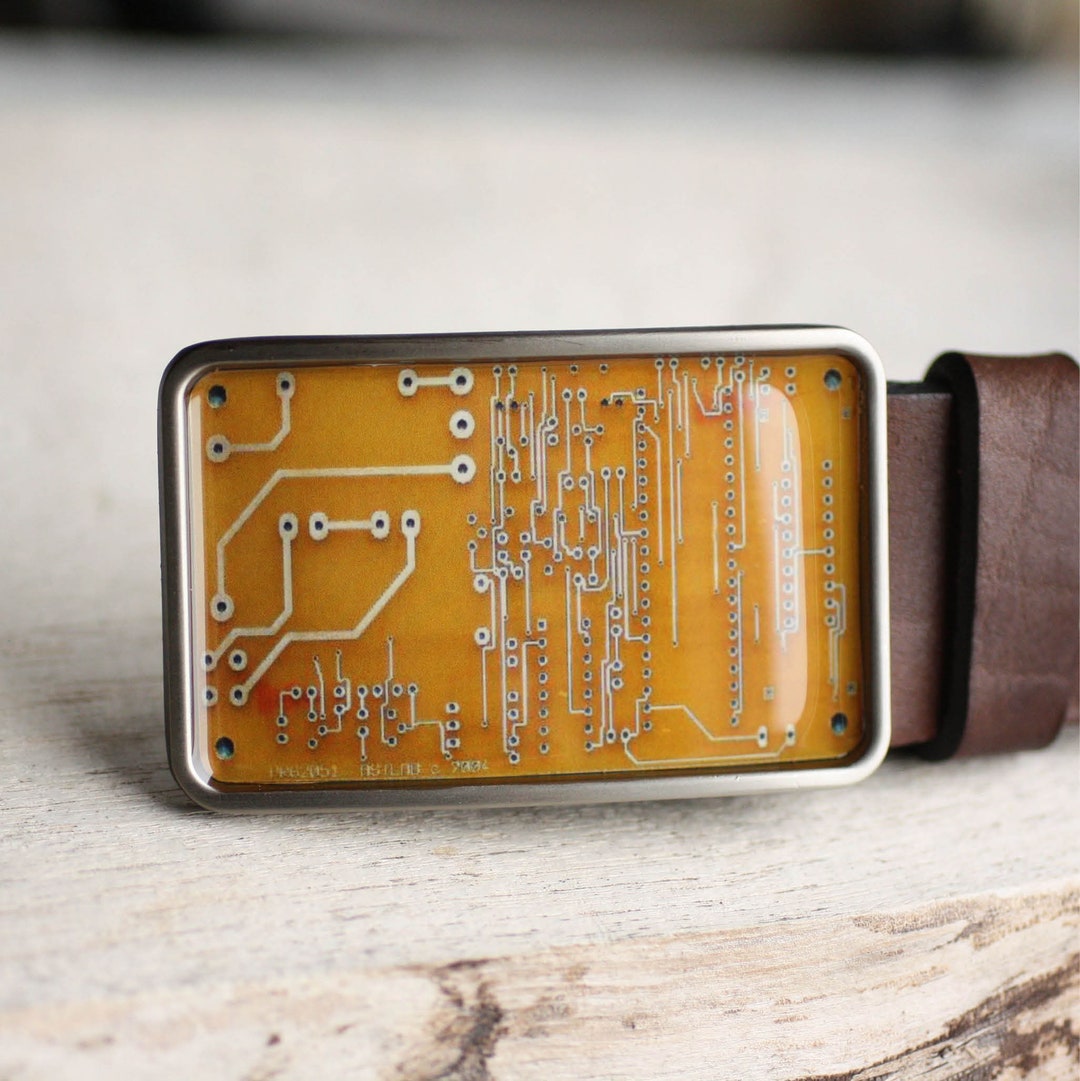Circuit Board Belt Buckle, PCB Belt Buckle, Geekery / Geek Belt Buckle ...