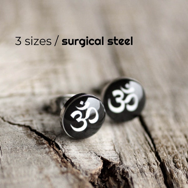 Om Earrings - Etsy
