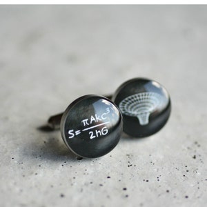 Black Hole Cufflink, Stainless Steel Cufflink Mathematical Cufflink ...