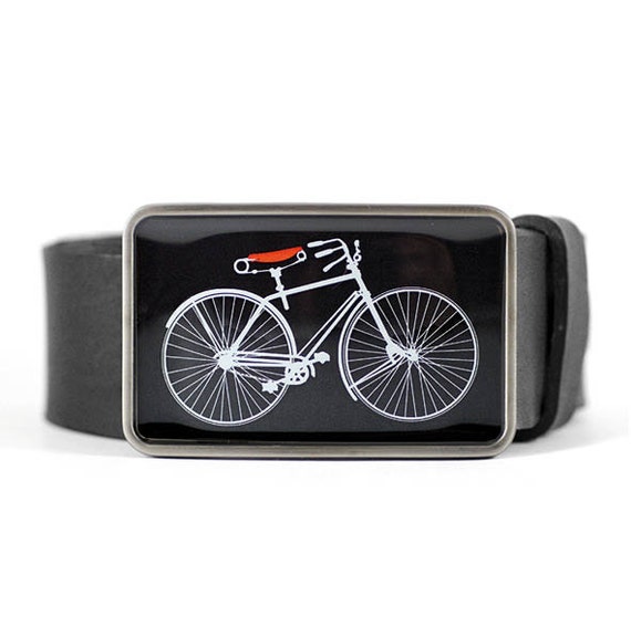 Vintage Bicycle Belt Buckle Sport Belt Buckle Black belt | Etsy