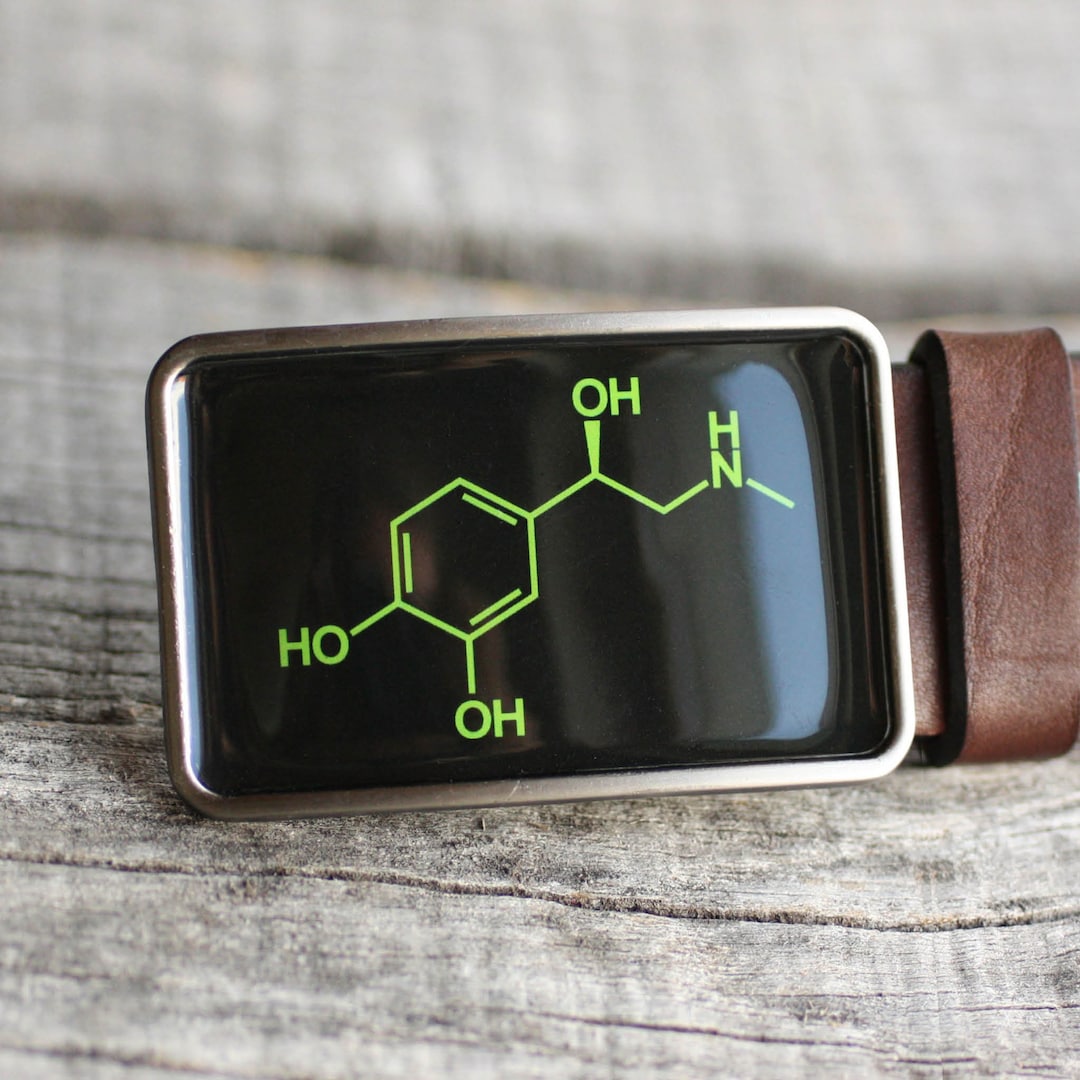 Adrenaline Belt Buckle, Mens Belt Buckle, Molecule Belt Buckle, Science ...