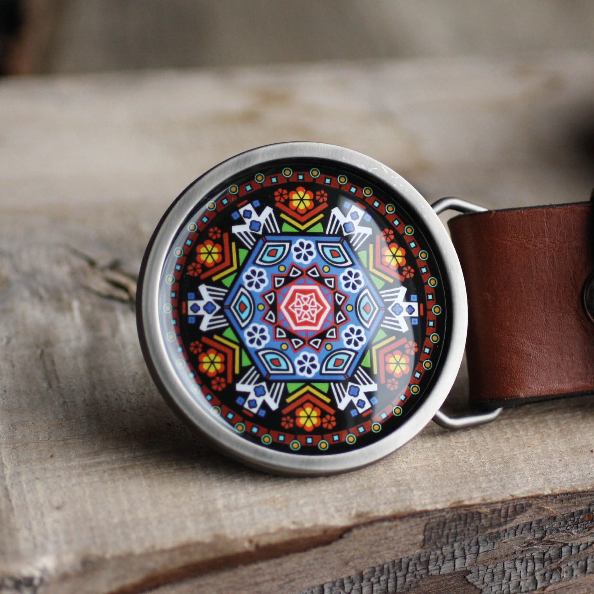 Mandala Belt Buckle Art Blet Buckle - Etsy