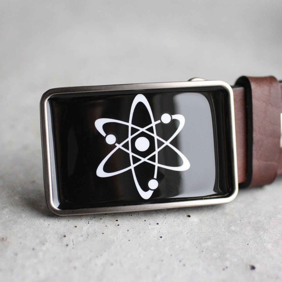 Atom Belt Buckle Atom Molecule Belt Buckle Science Belt | Etsy