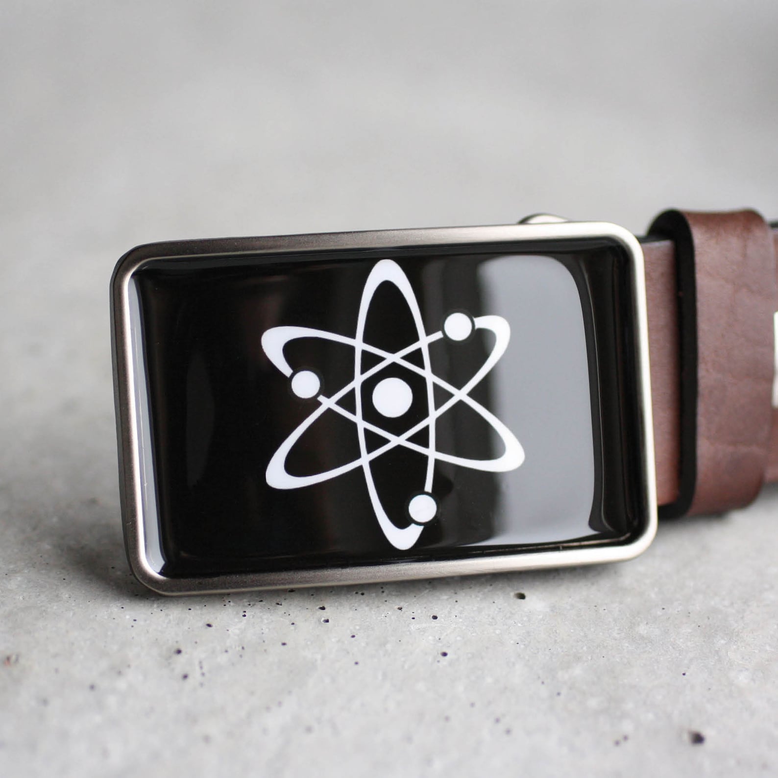 Atom Belt Buckle Atom Molecule Belt Buckle Science Belt | Etsy