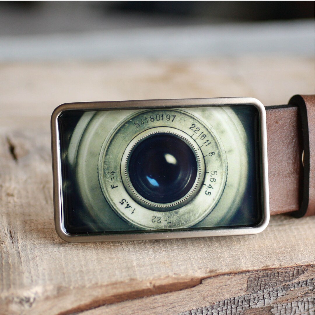 Lens Belt Buckle, Photographer's Belt Buckle, Camera Belt Buckle, Gift ...