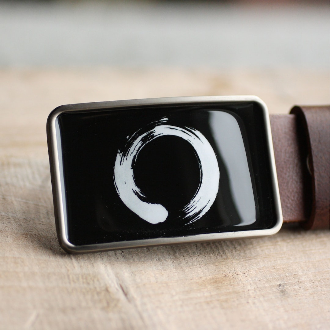 Zen Circle Belt Buckle, Enso Circle Belt Buckle, Enso Wave, Zen ...