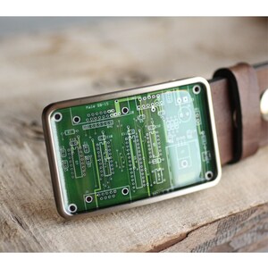 PCB Belt Buckle, Circuit Board Belt Buckle, Geekery / Geek Belt Buckle ...