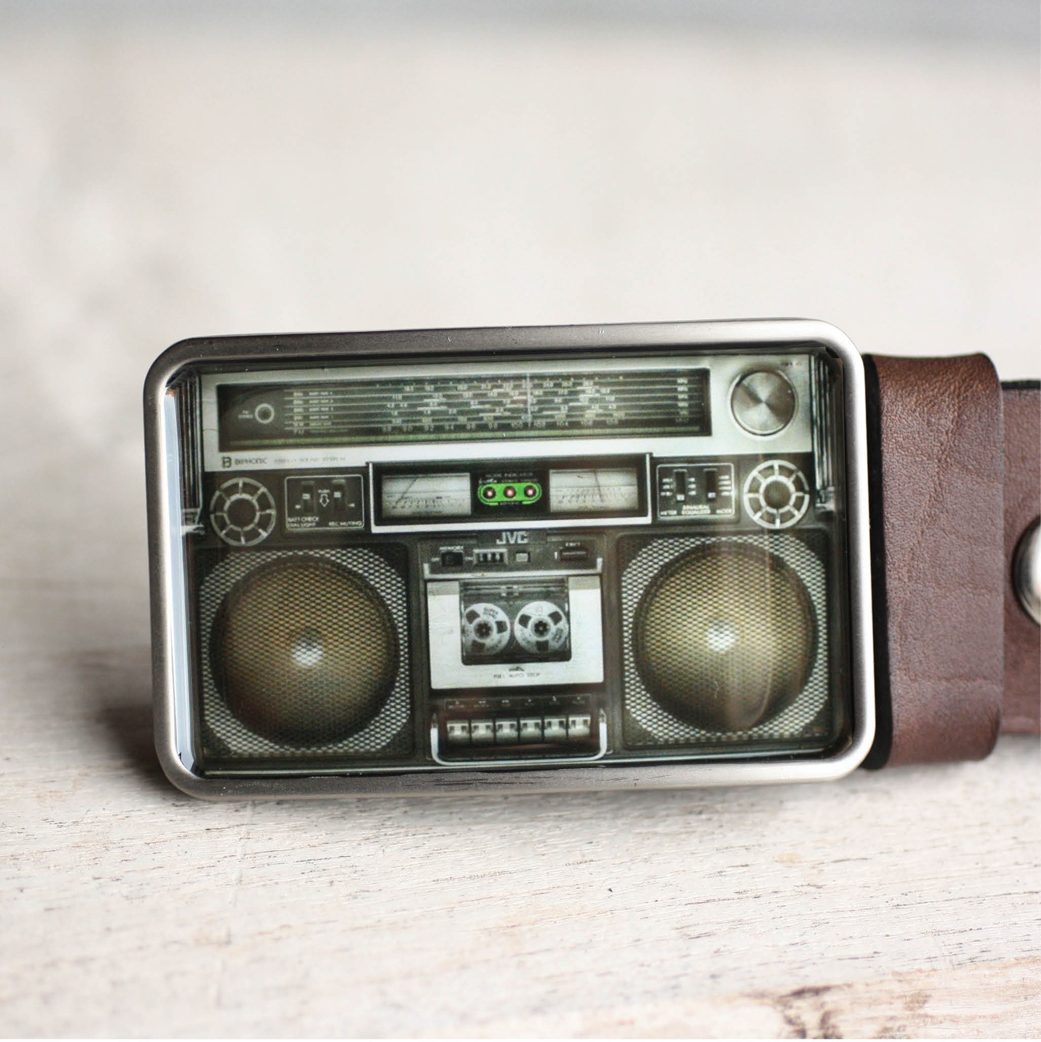 Music Belt Buckle Retro Boombox Belt Buckle Gift for Him - Etsy UK