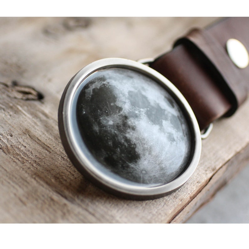 Full Moon Circle Belt Buckle, Moon Gift for Him for Her, Space Gift ...