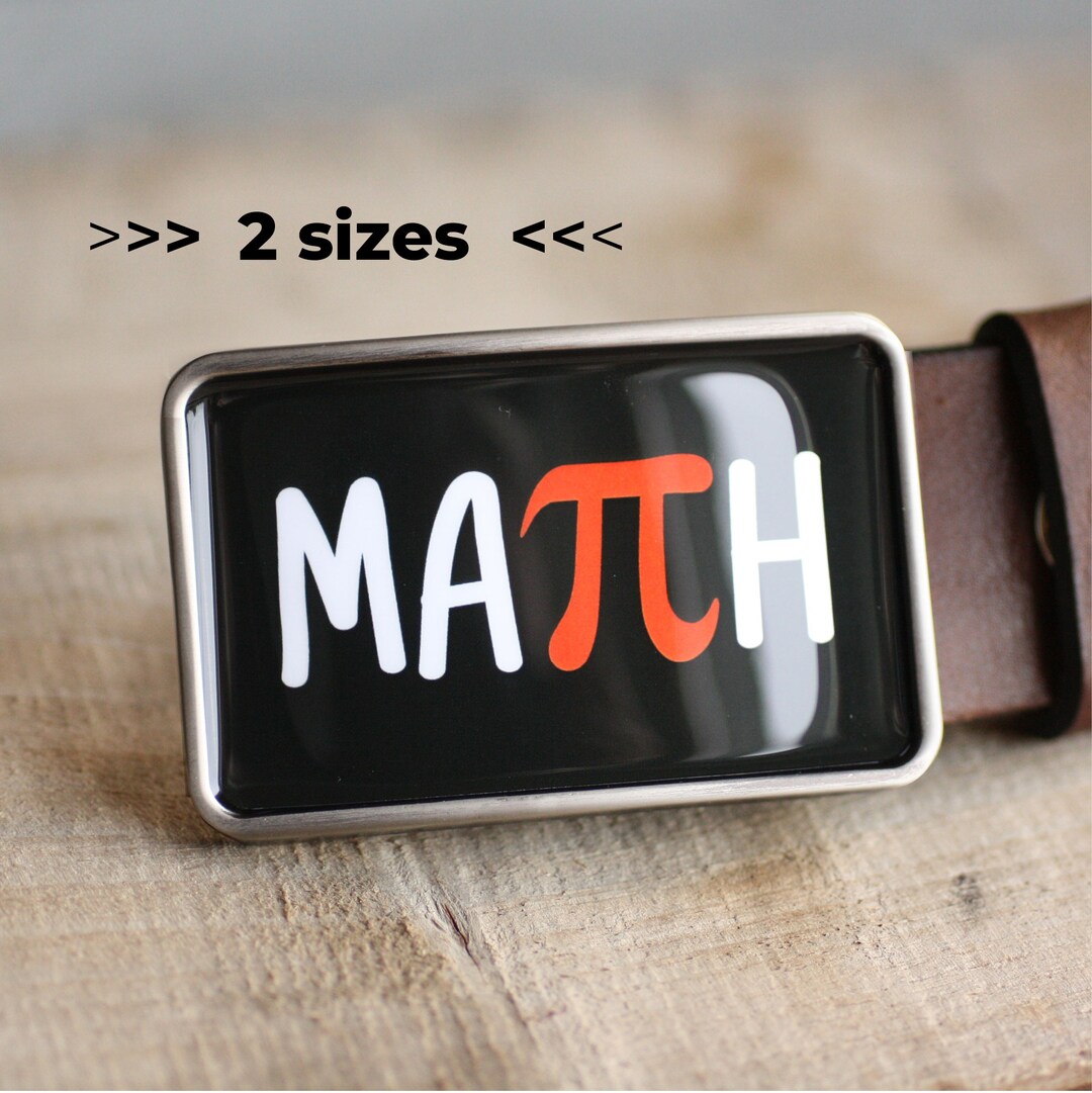 Math Belt Buckle, Pi Symbol Belt Buckle, Science Belt Buckle, Geek ...