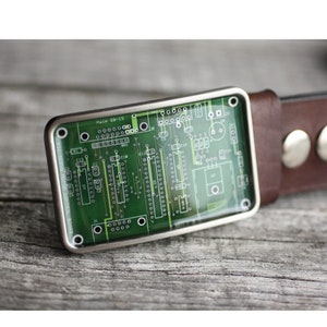 PCB Belt Buckle, Circuit Board Belt Buckle, Geekery / Geek Belt Buckle ...