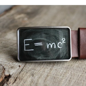 Theory of Relativity Belt Buckle, Science Belt Buckle, Physics Belt ...