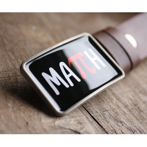 Math Belt Buckle, Pi Symbol Belt Buckle, Science Belt Buckle, Geek ...