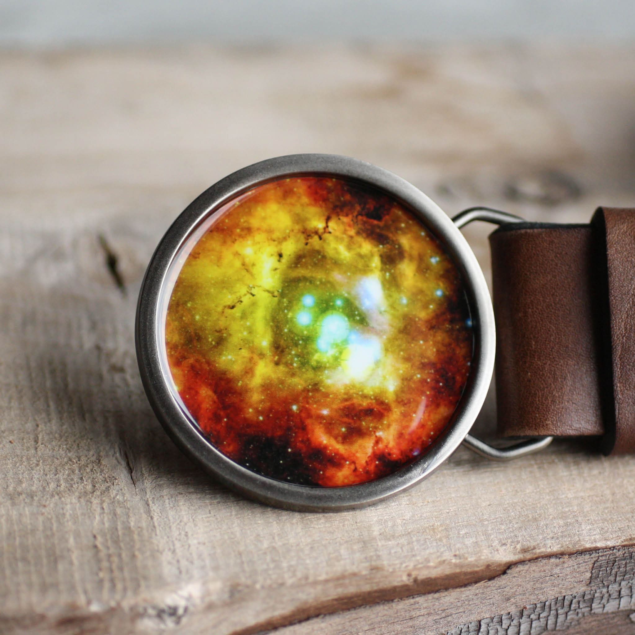Nebula Belt Buckle, Universe Belt Buckle, Space Belt Buckle, Stardust ...