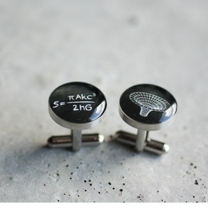 Black Hole Cufflink, Stainless Steel Cufflink Mathematical Cufflink ...