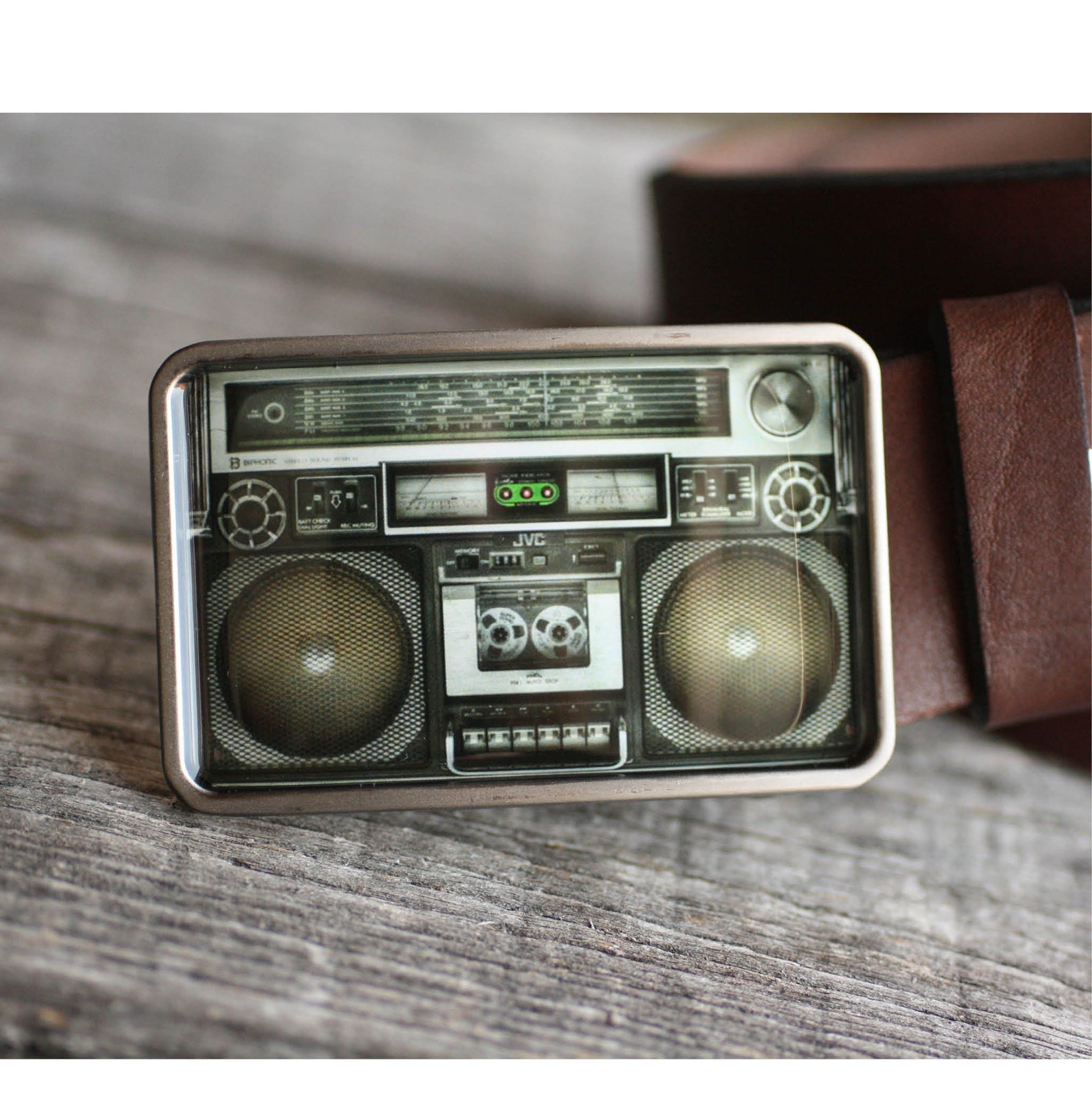 Music Belt Buckle, Retro Boombox Belt Buckle, Gift for Him, Gift for ...