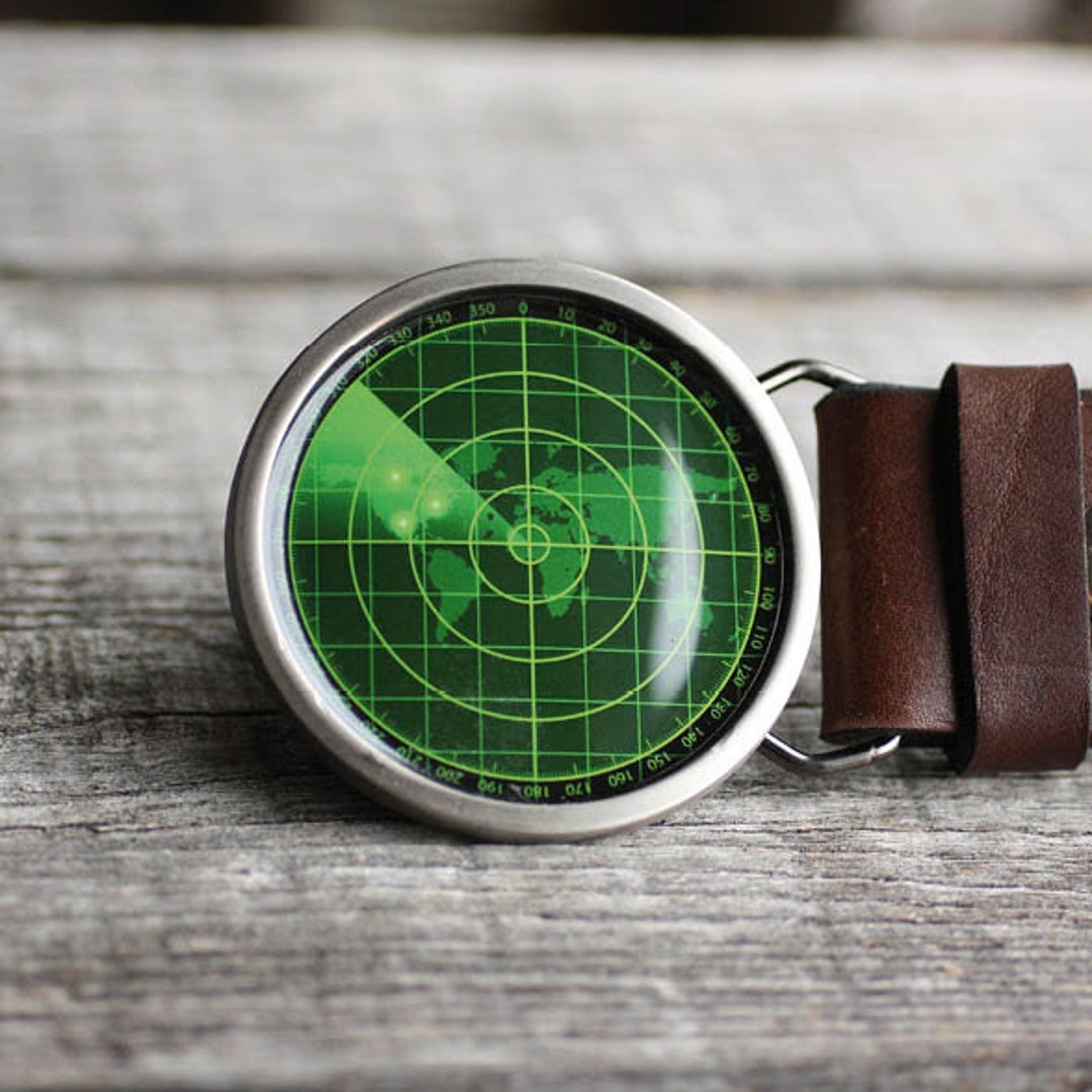 Radar Screen Belt Buckle Military Army Aviation Belt Buckle - Etsy