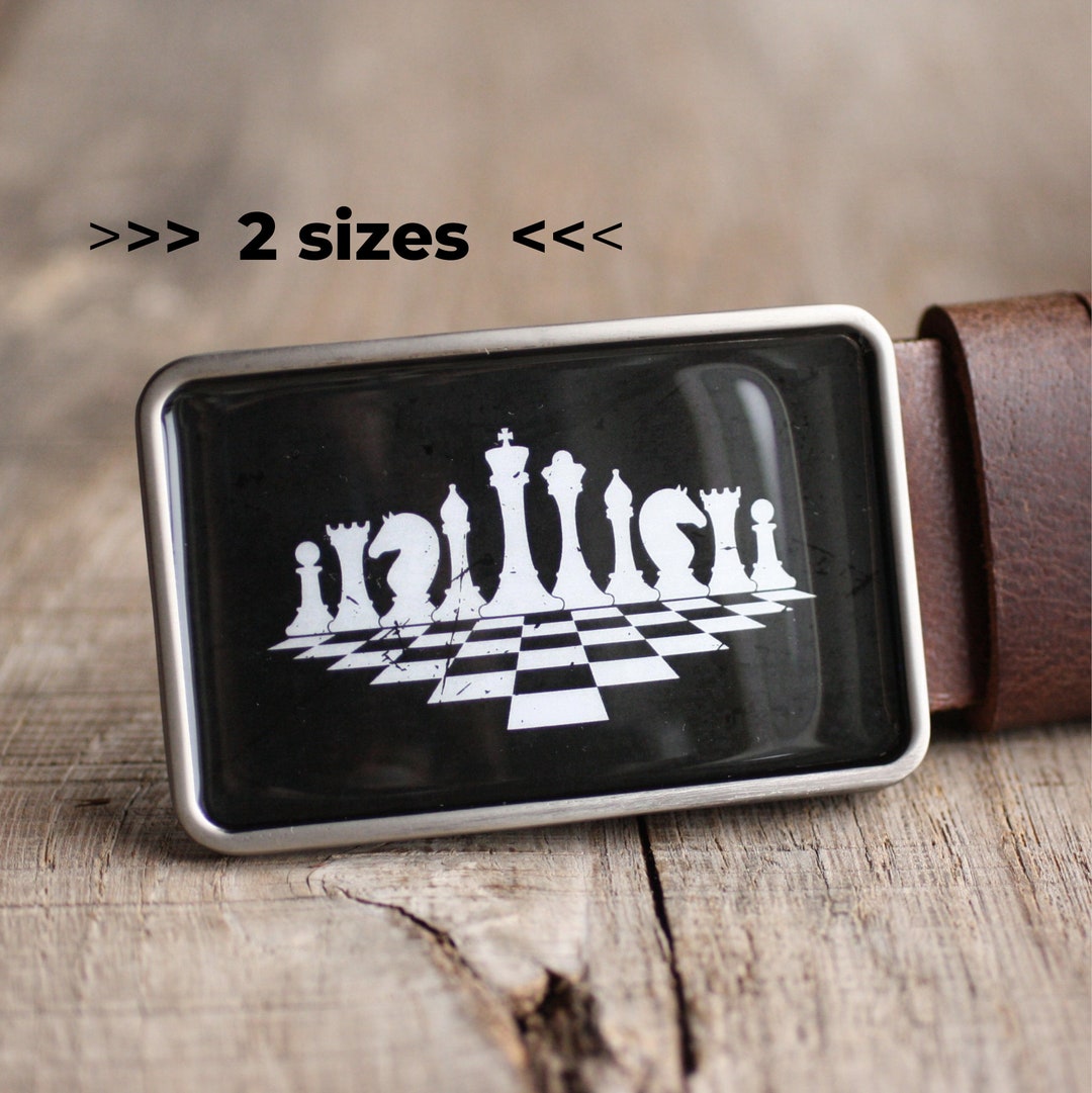 Chess Pieces Belt Buckle Chess Player Belt Buckle Gift for - Etsy