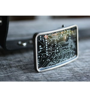 Circuit Board Belt Buckle, PCB Belt Buckle, Geekery Geek Belt Buckle ...