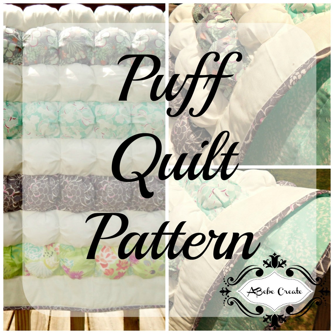 Puff Quilt Pattern - Etsy