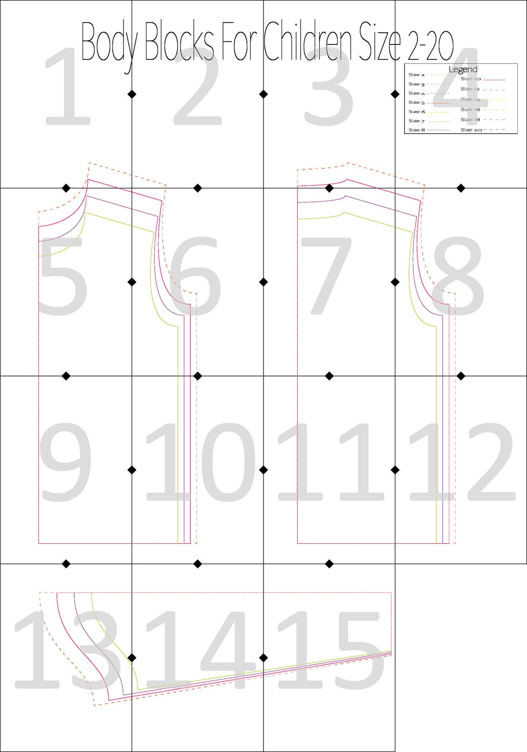 Size 7-12 Children's Body Blocks - Etsy