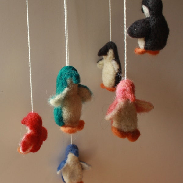 Penguin Baby Mobile - Etsy