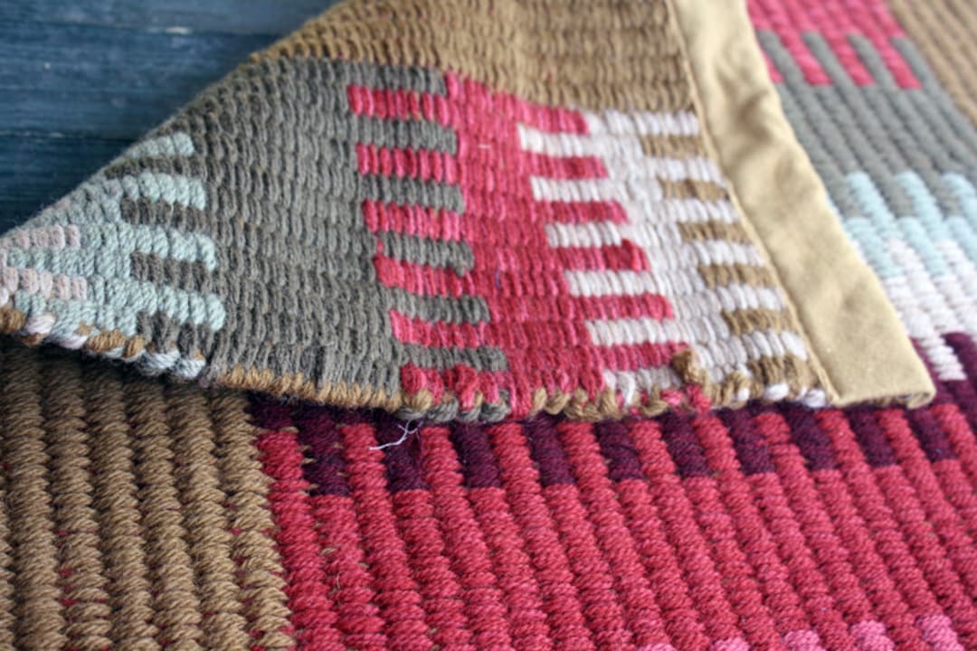 30 X 60 Autumn Colors Handwoven Wool Rug - Etsy