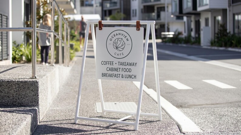 Sandwich Board Sign, Outdoor Sign, Personalized Sign, Business Sign ...