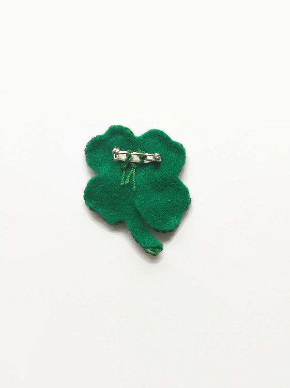 Shamrock Pin St. Pattys Day Pin St. Patricks Day Pin Four | Etsy